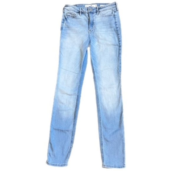 Hollister | Jeans | Hollister High Rise Super Skinny Jeans Light Wash ...